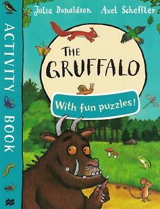 Julia Donaldson Colouring Book: The Gruffalo with fun Puzzles ...