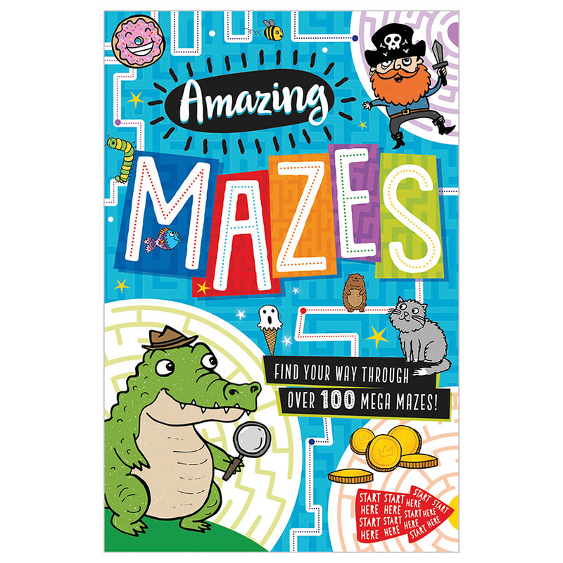 Amazing Mazes: Find your way through over 100 Mega Mazes – DiskontoBooks
