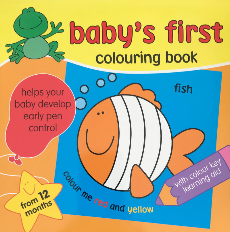 COMBO: Baby's First Colour-in-the-Line Colouring Book – DiskontoBooks
