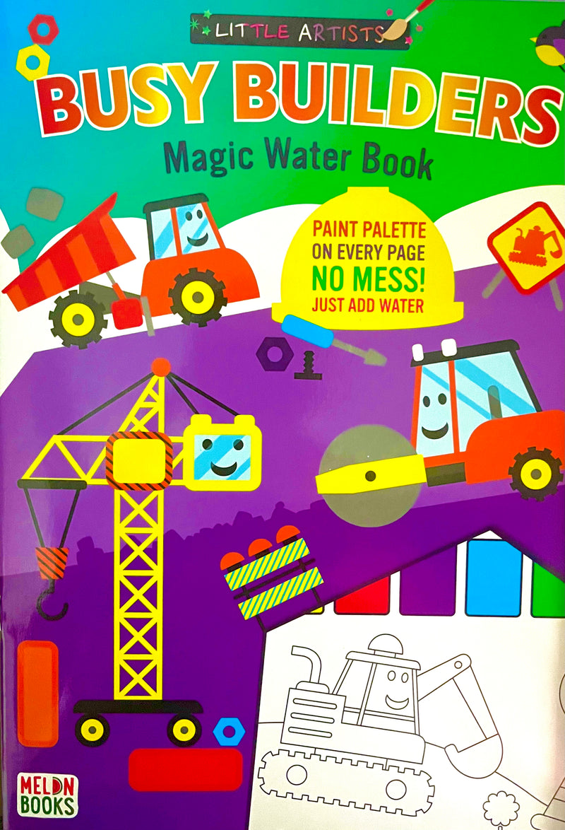 Little Artists: Busy builders (Magic Water Book) – DiskontoBooks