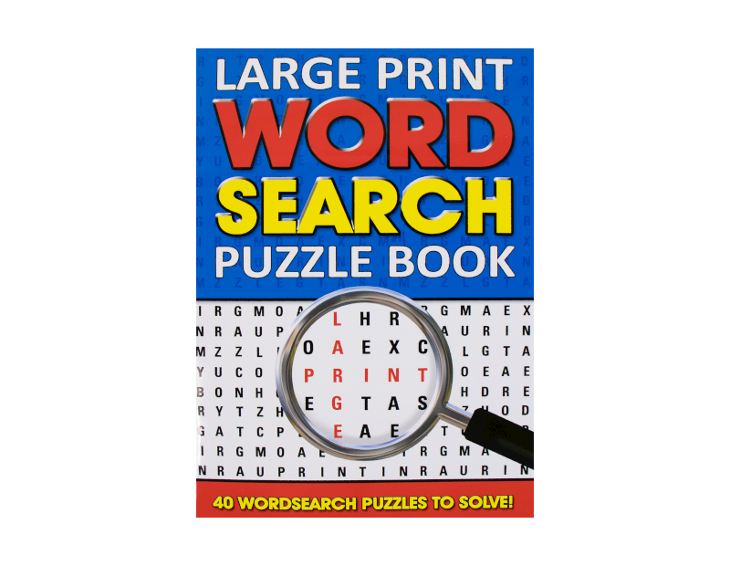 Wordsearch: Large Print Wordsearch Puzzle Book Green – DiskontoBooks